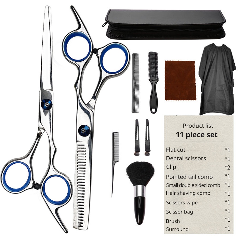 Professional Barber Hair Cutting Cut Dressing Scissor Kit Tools Set ...