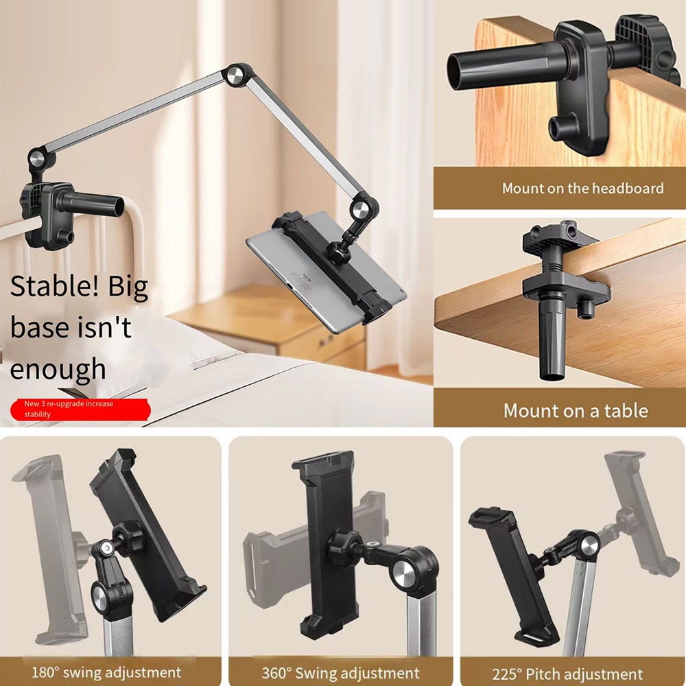 Cell Phone Holder Tablet Plus Bedside Lazy Desktop Bed Swivel Cell ...