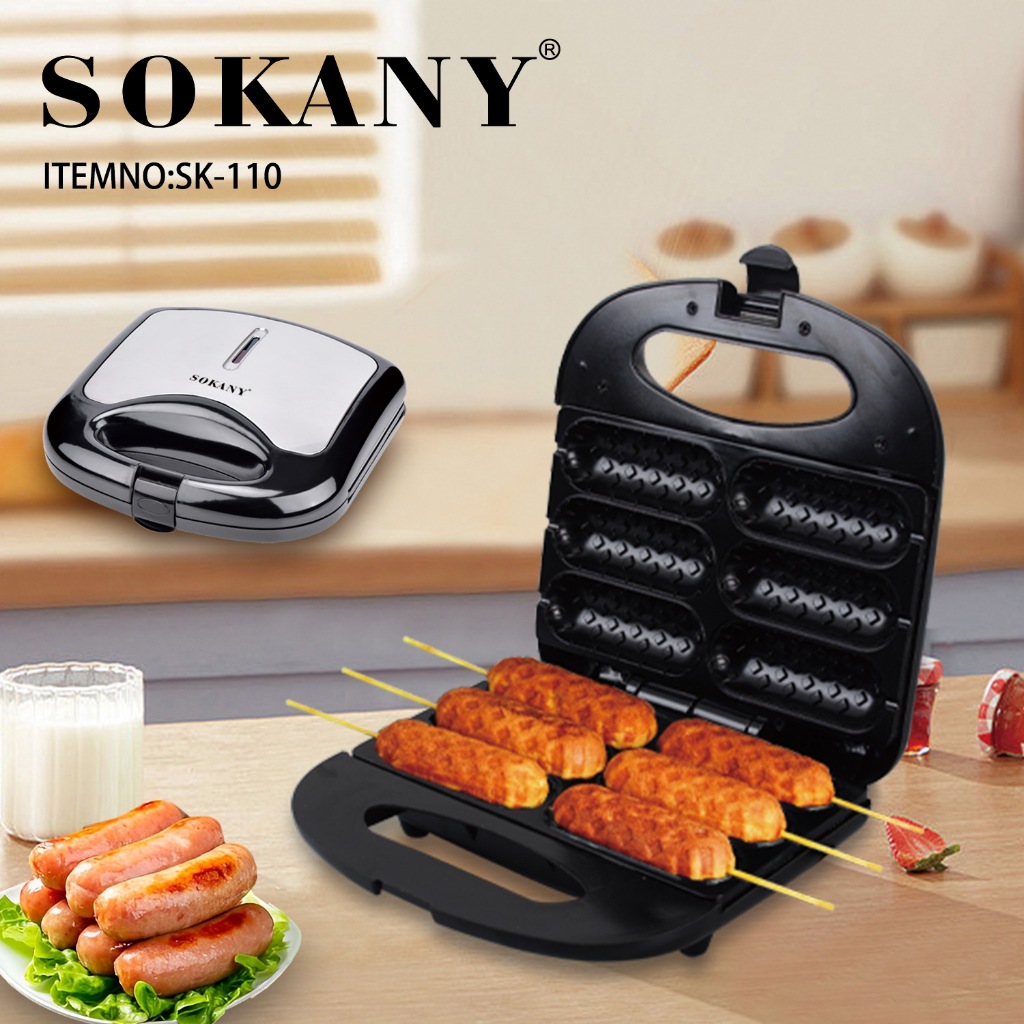 SOKANY Original Electric Waffle Maker Pan Hotdog Maker Machine Easy to ...