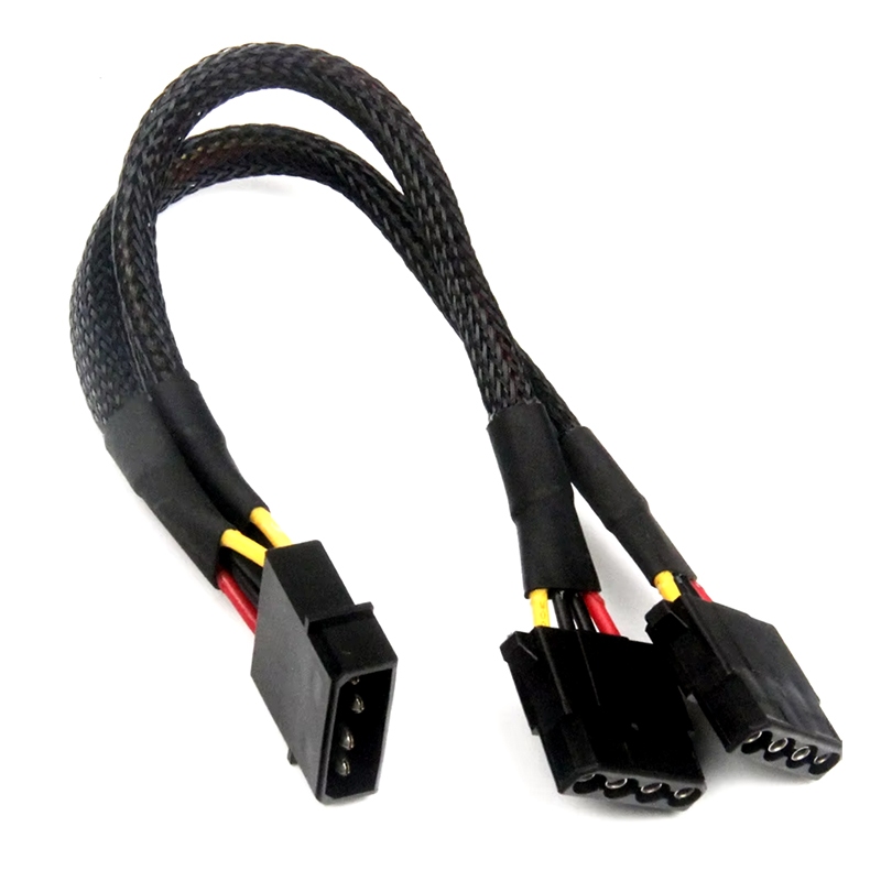 30cm IDE Hard Drive Optical Drive Interface Cable Big 4 Pin 1 In 2 18cm ...