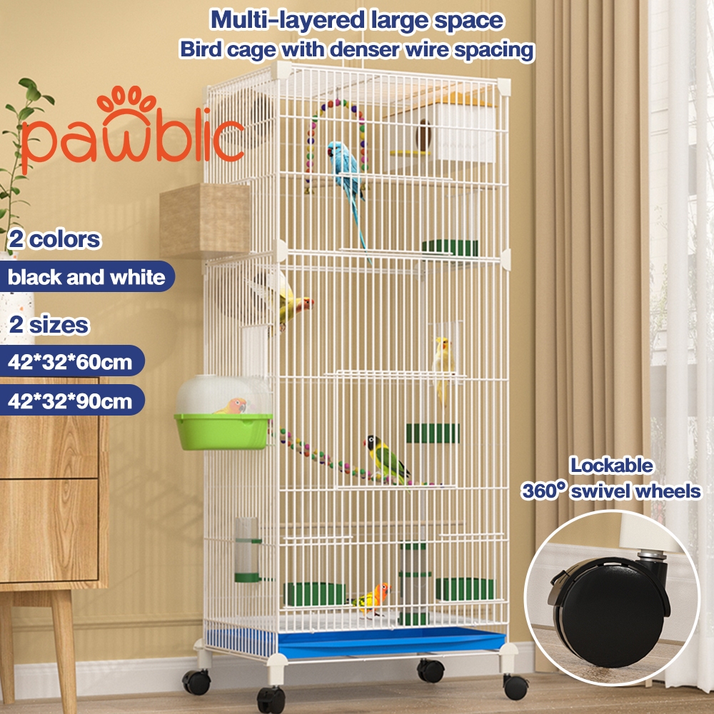【Ready Stock】Encrypted And Thickened Bird Cage Large Size Bird Cage ...
