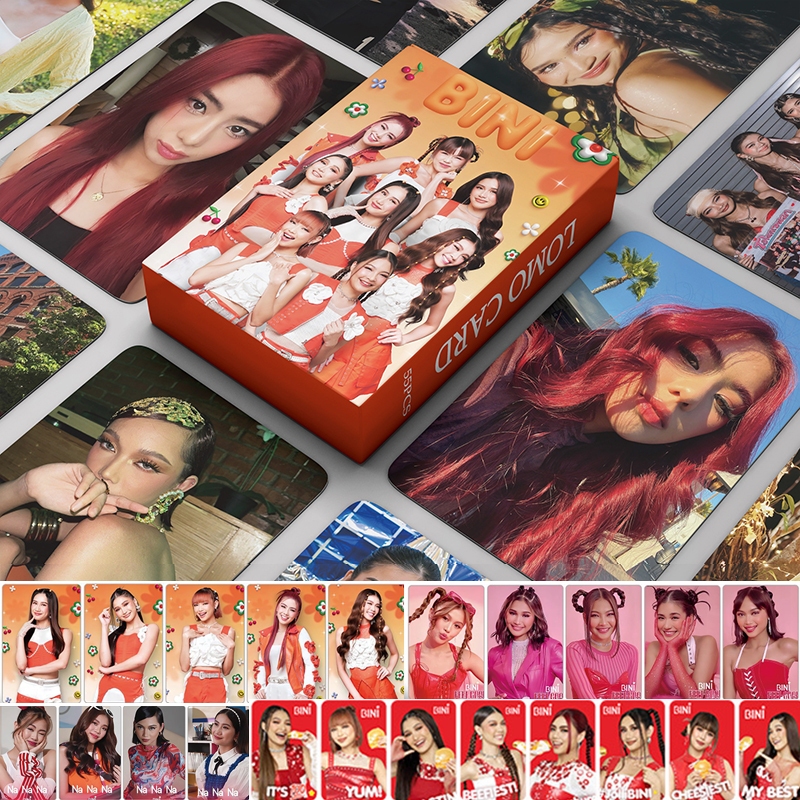 Bini Photocards BINI Lomo Cards Holographic Lomocard BINI Card Aiah ...