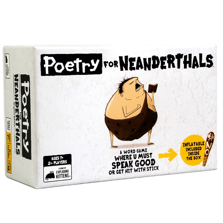 Board Game Poetry for Neanderthals Card Game Exploding Kittens | Shopee ...