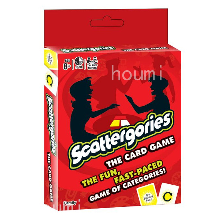 English Card Game Scattergories The Card Game The Fun,fast Paced Game ...