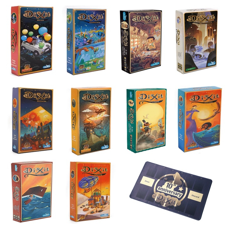 12*8cm DIXIT Expansion Pack Cards Game 84 Cards English Include Manual ...