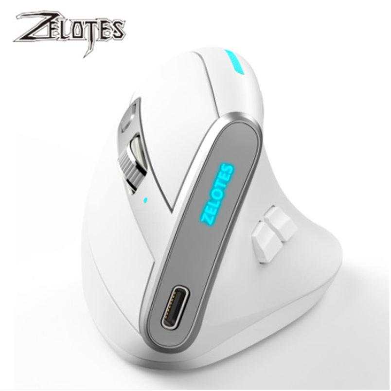 ZELOTES F36 Vertical side grip Bluetooth wireless three-mode charging ...