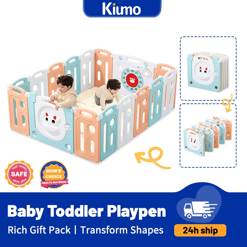Big Foldable Playpen for Baby(High Quality) with FREE MAT, BALLS AND ...