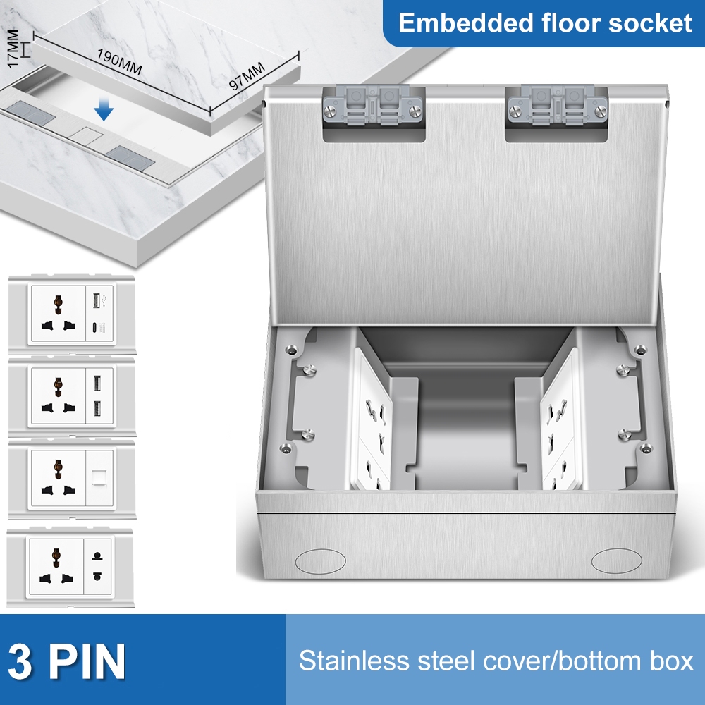 VISWE usb socket universal socket floor outlet multi socket floor ... VISWE usb socket universal socket floor outlet multi socket floor ...