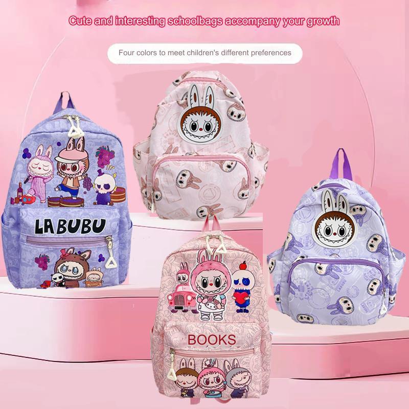2025 New Cartoon labubu backpack for kids Kindergarten bag Suitable for ...