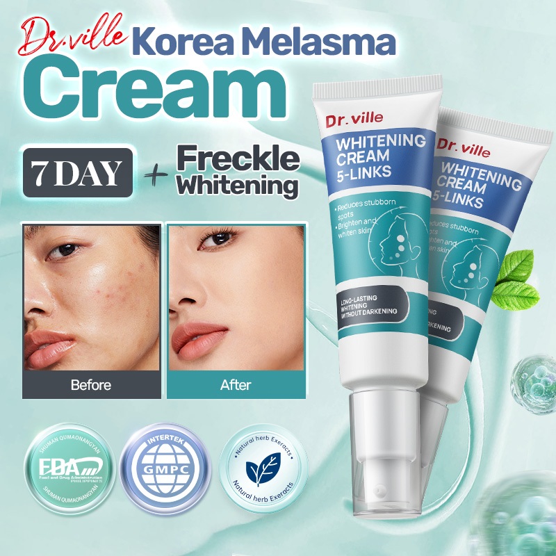 Dr.ville Korea Melasma Cream Pekas Remover Effective Anti Freckle ...
