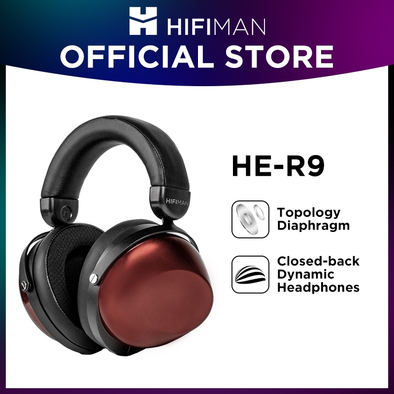 HIFIMAN HE-R9 Dynamic Closed-Back Over-Ear Headphones with Topology ...