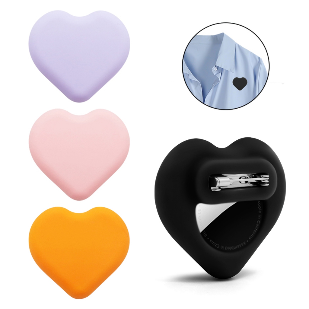 AirTag Hidden Holder for Kids,Silicone AirTag Case with Safety Pin ...
