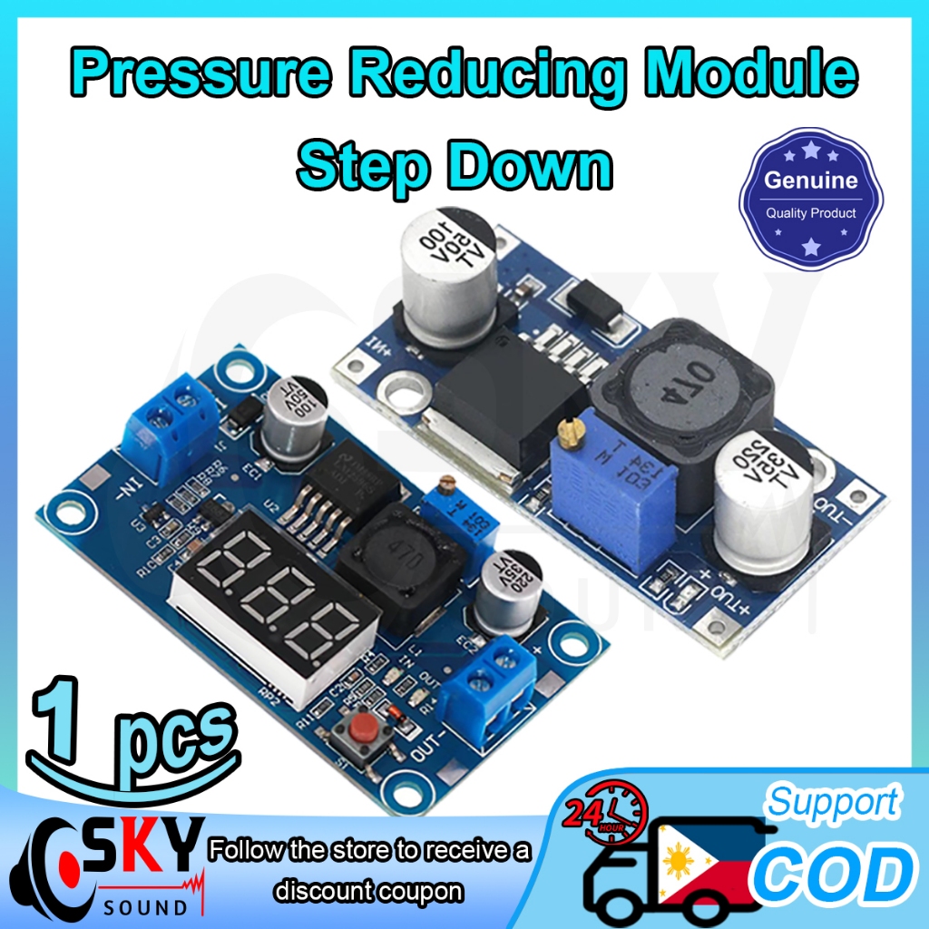 SKYSOUND LM2596 LM2596S DC-DC Step-down Power Module With Digital Display 4.0-40V to 1.25-37V ...