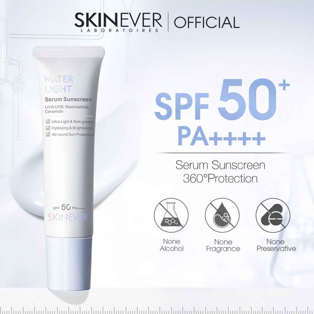 SKINEVER Sunscreen SPF50+ PA++++ UV Whitening Sunblock Cream Face And ...