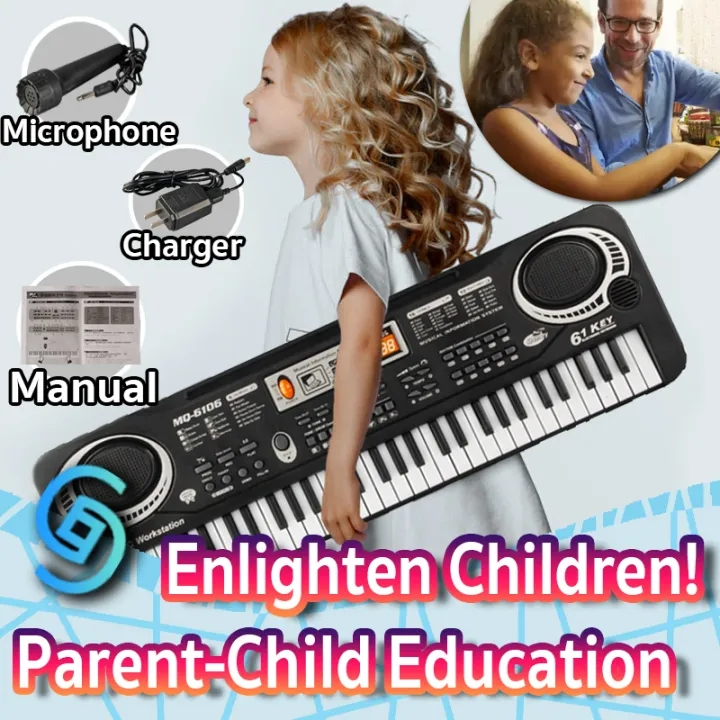 61 Keys Digital Piano Electronic Keyboard For Kids Electronic Piano ...