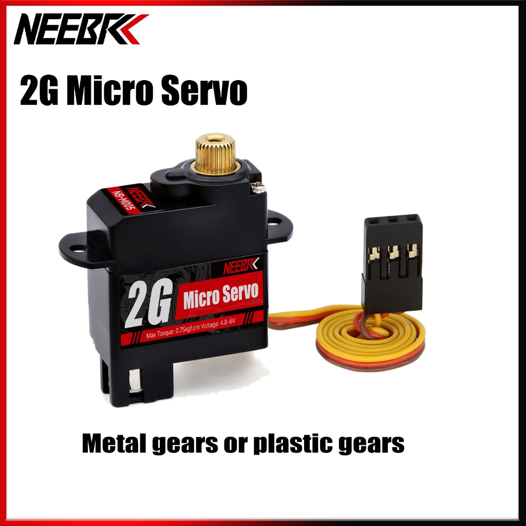 NEEBRC 2g Micro Digital Servo Mini Servo Waterproof Servo Metal/Plastic ...