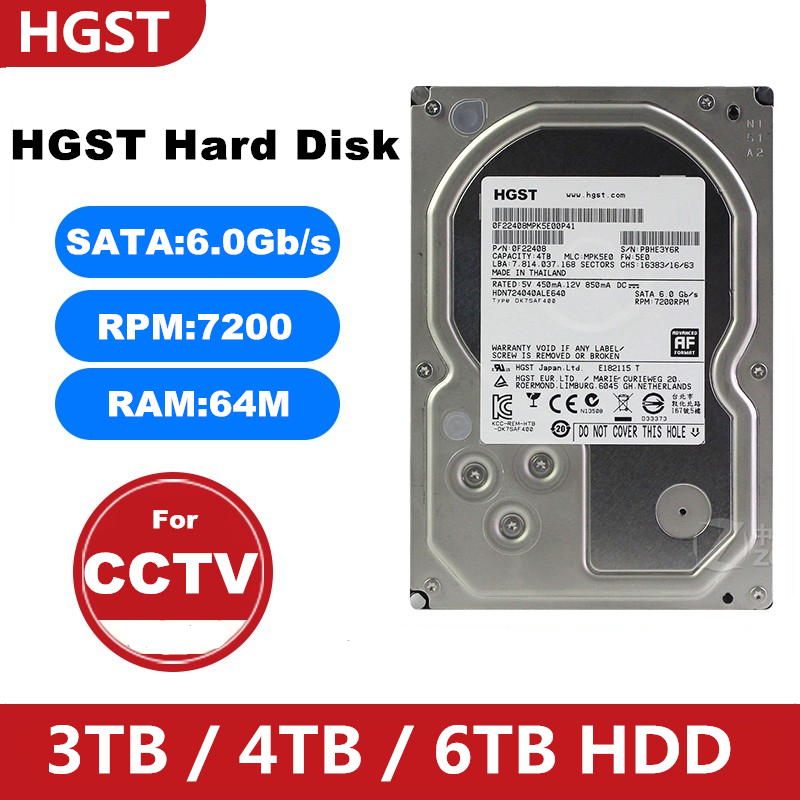 Hitachi HDD Hard disk 3TB 4TB 3.5 Inch NAS 3.5-Inch SATA Hard Drive ...