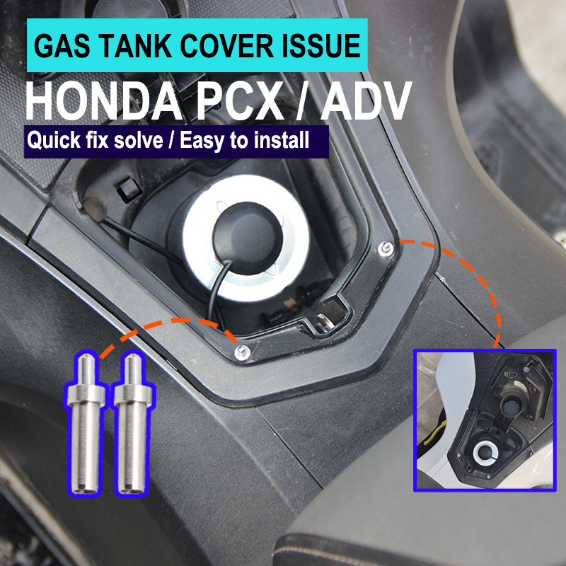 Honda PCX/ADV Fuel Tank Cap Ejector with 304 Stainless Steel and One ...