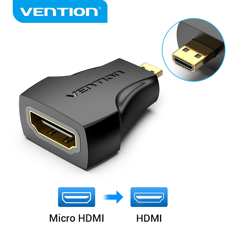 Vention Micro HDMI Adapter 1080P Micro HDMI Male to HDMI Female ...