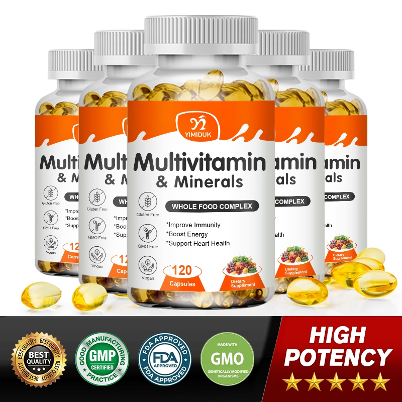 Multivitamin & Mineral Capsule With Iron, Methylfolate, Zinc, Vitamins ...