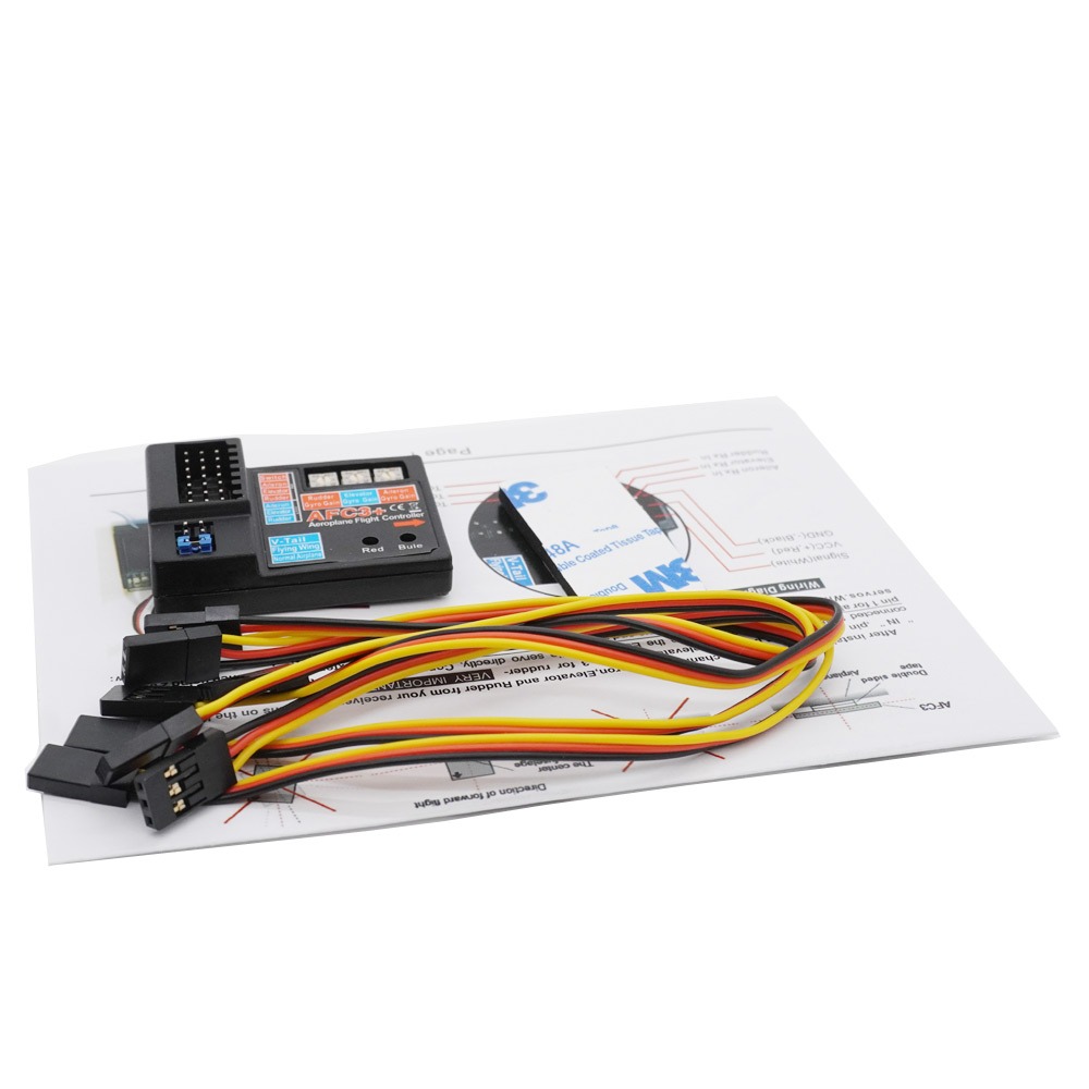 YSIDO 3 Axis Gyro System Flight Controller Stabilizer for RC Airplane ...