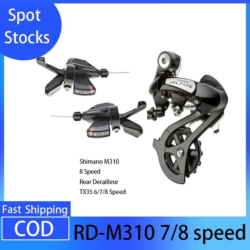 Shimano Shifter 7/8 speed Groupse MTB M310 Altus RD 7/8 speed Bike Rear ...