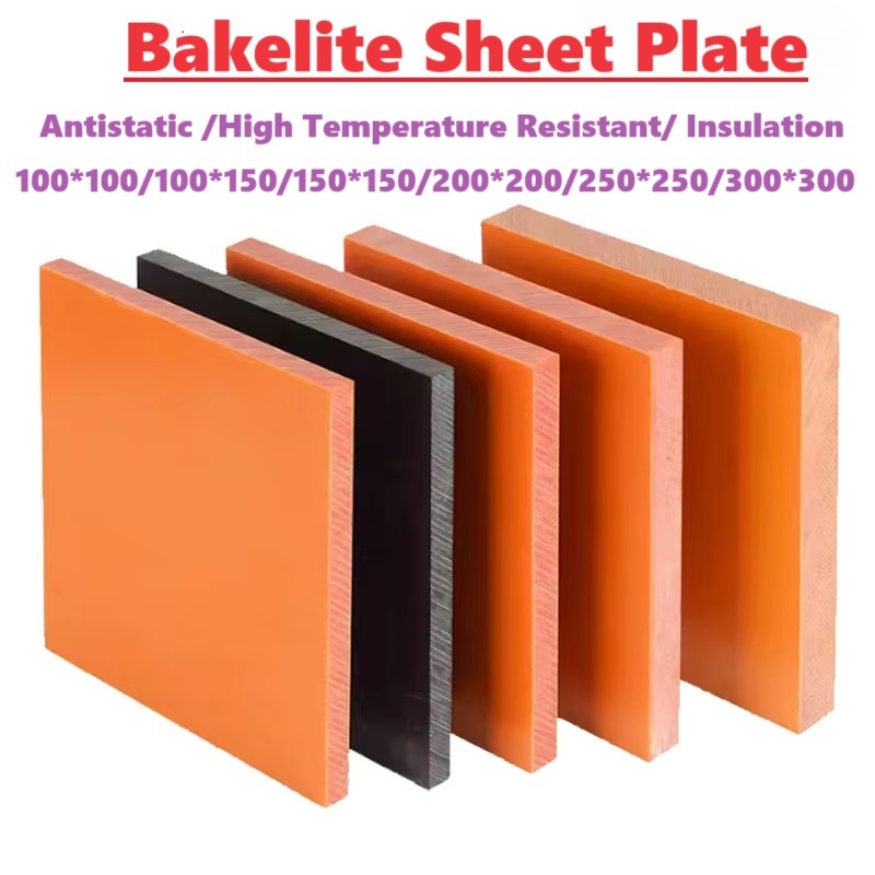 Bakelite Plate Orange Thick Insulation Phenolic Resin Board Bakelite Sheets Antistatic and High ...