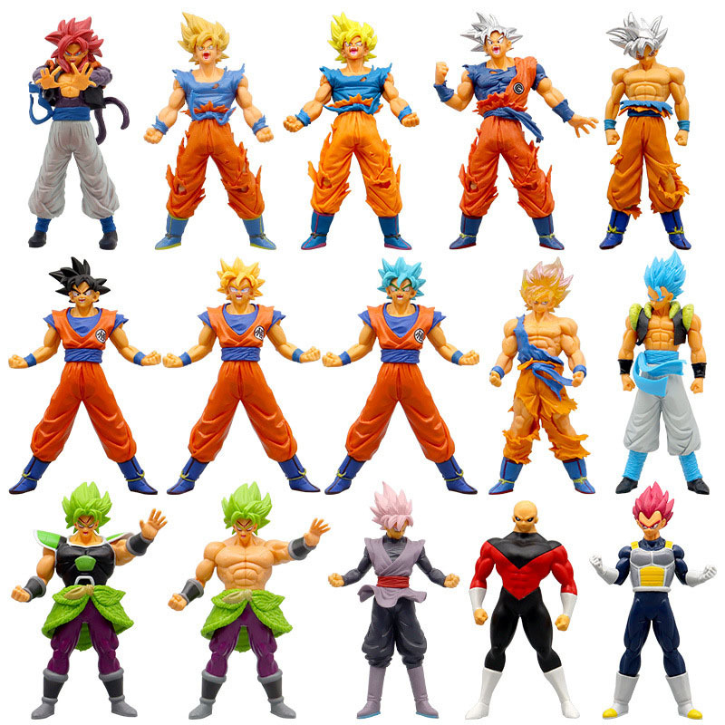 28 Styles Anime Dragon Ball Z Super Saiyan Son Goku Bulma ChiChi ...