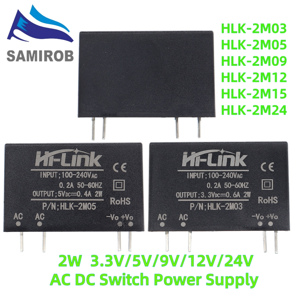 HLK-2M03 HLK-2M05 HLK-2M09 HLK-2M12 HLK-2M15 HLK-2M24 AC-DC Power ...