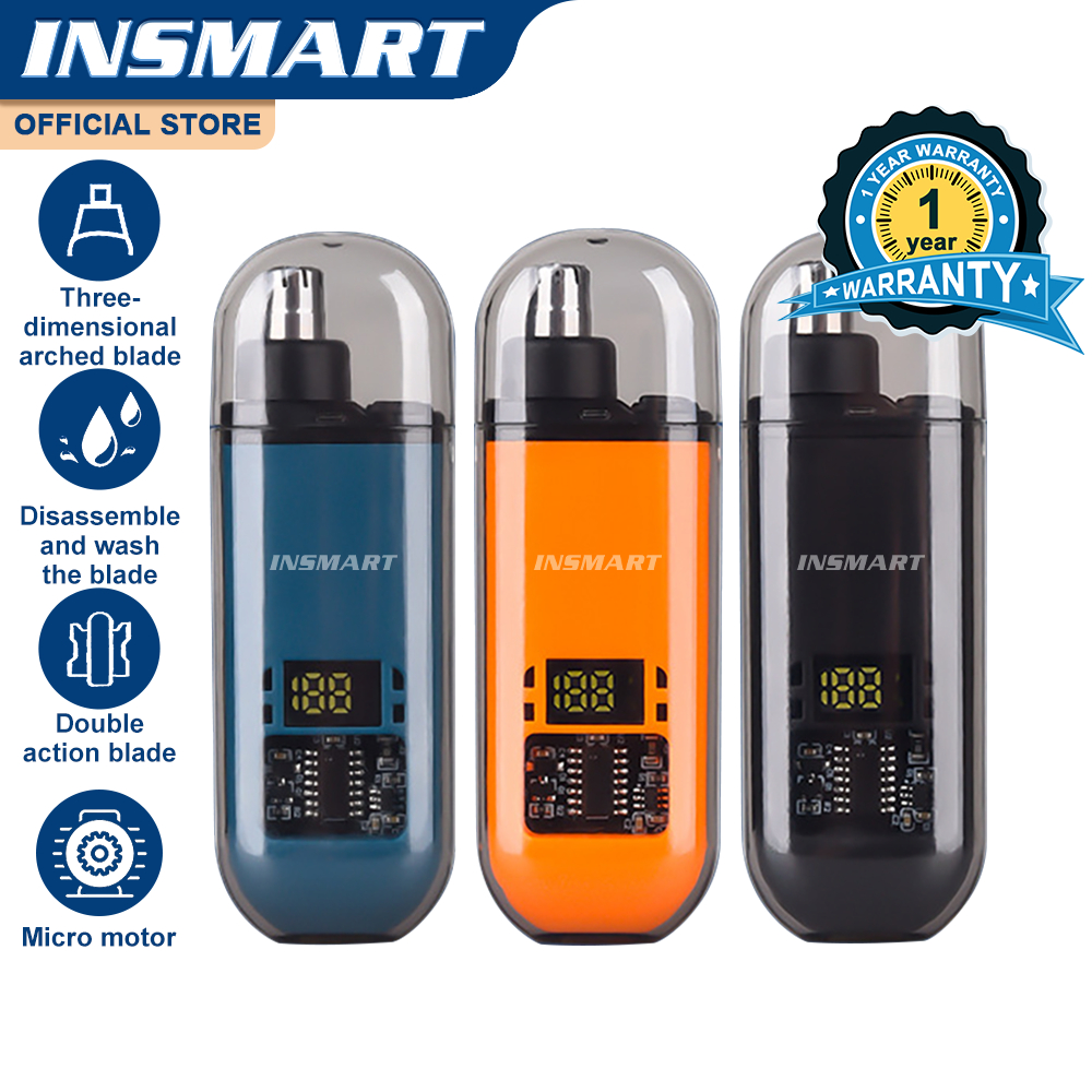 INSMART Nose Hair Trimmer Elechargeable Nose Hair Trimmer for Man Nose ...
