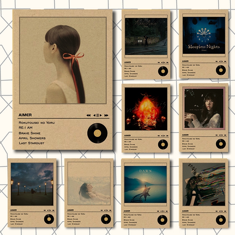 Hot Music Album Star Aimer PosterJapanese Star Rock Poster Hip Hop ...