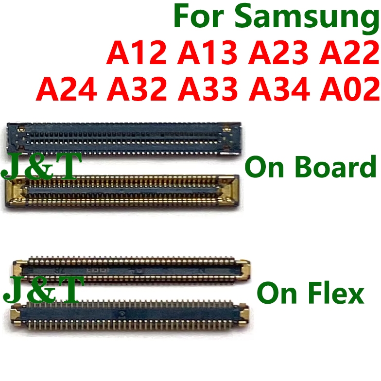 78 Pin FPC LCD Screen Connector On Main Board Flex For Samsung A12 A13 ...