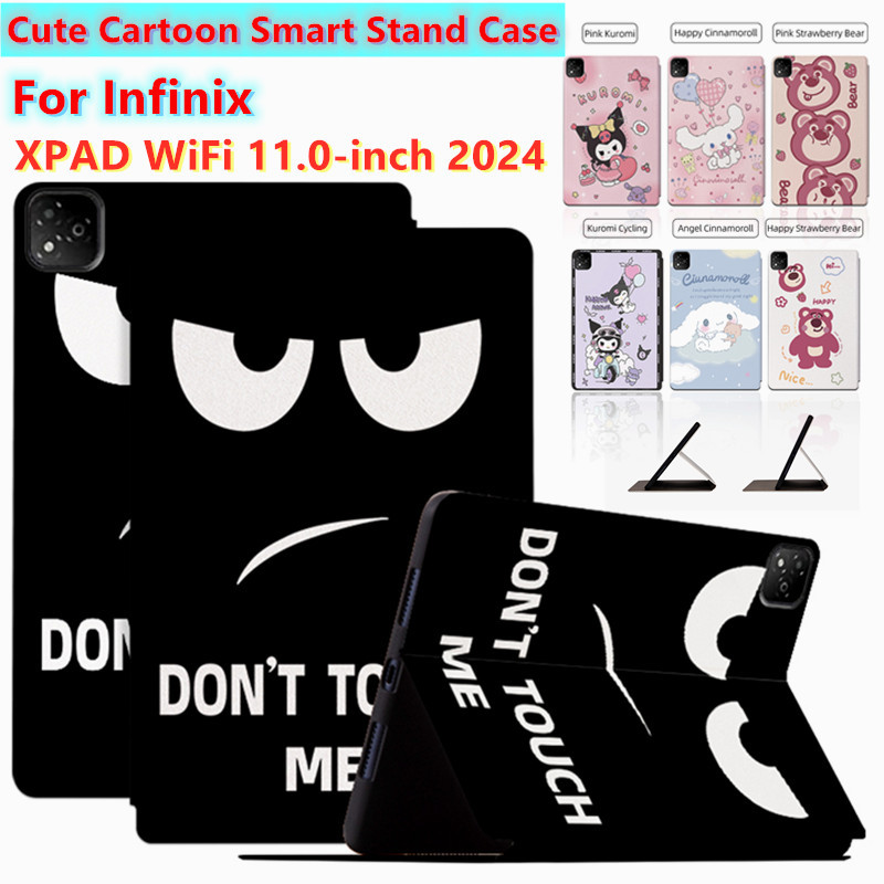 For Infinix XPAD WiFi 11.0-inch 2024 Cute Cartoon Smart Stand Case ...