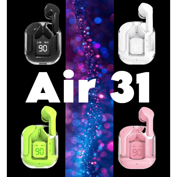 [COD] TWS Air31 Wireless Bluetooth Earphones Gaming Headset with Mic ...