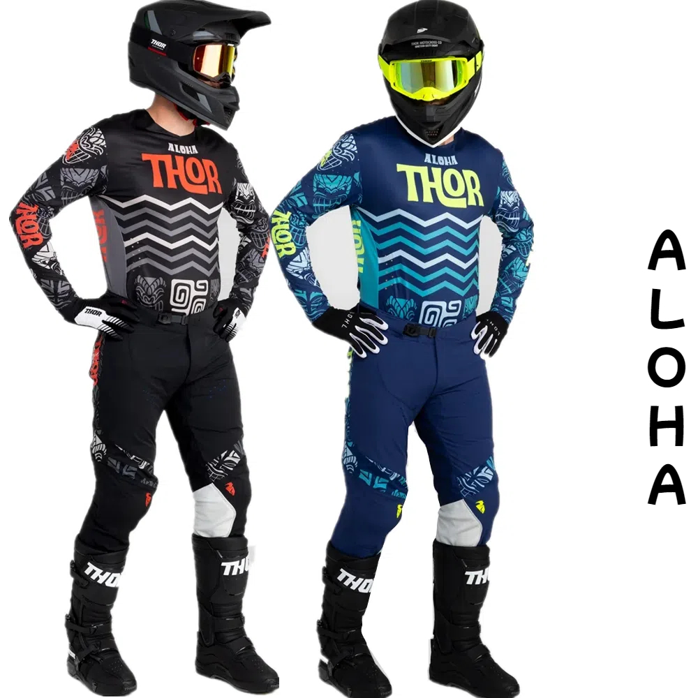 2 Color 2024 THOR RACING Prime Motocross Gear Set Moto Jersey Set Off ...