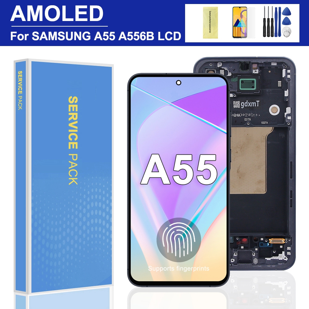 AMOLED For Samsung Galaxy A55 5G LCD SM-A556B A556V A556B/DS Display ...
