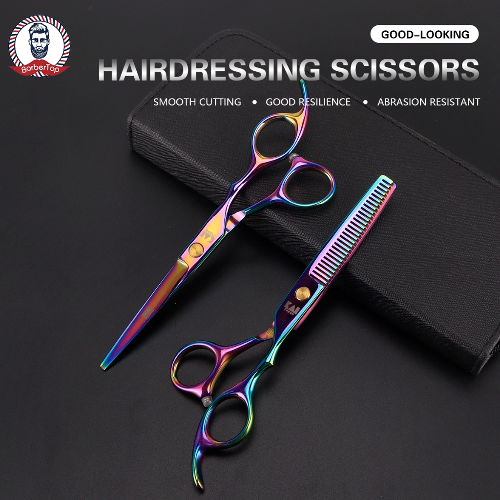 Spot#Kasho Japan 440C Salon Barber Scissors 6 inch HairCut Scissors ...