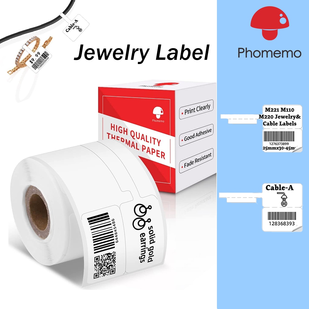 Jewelry Labels For Phomemo M110/M120/M200/M220/M221 Printer | Shopee Philippines