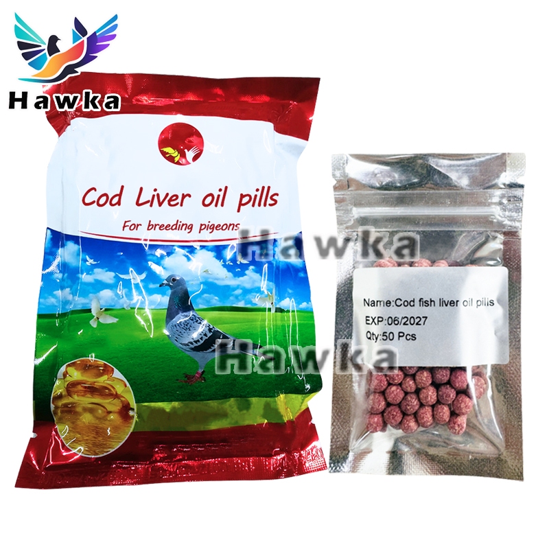 Pigeon Cod fish liver oil pills for pigeon breeder, young pigeon pigeon ...