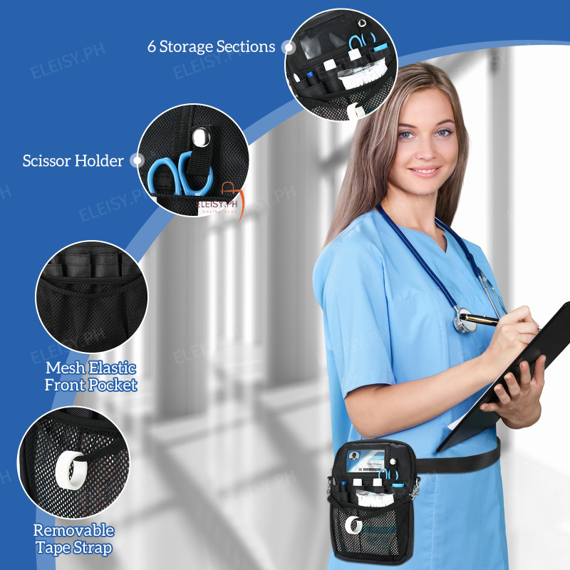 From PH Nurse Waist Bag Nurse Utility Waist Pack Pocket Belt Bag ...