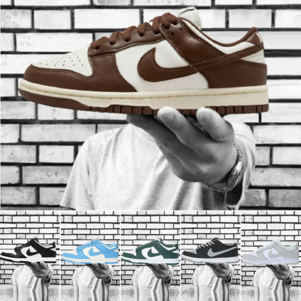 Dunk SB Low cut Varsity green Black White Panda men women Red shoes ...