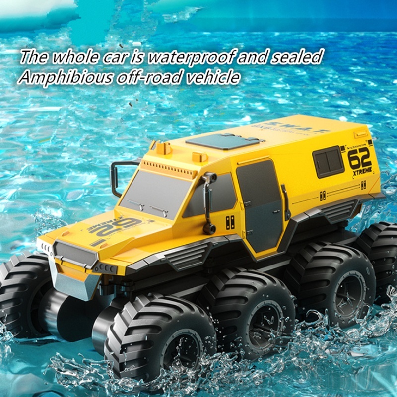 Q137 Amphibious Eight-Wheel Drive Eight-Wheel Remote Control Armored ...