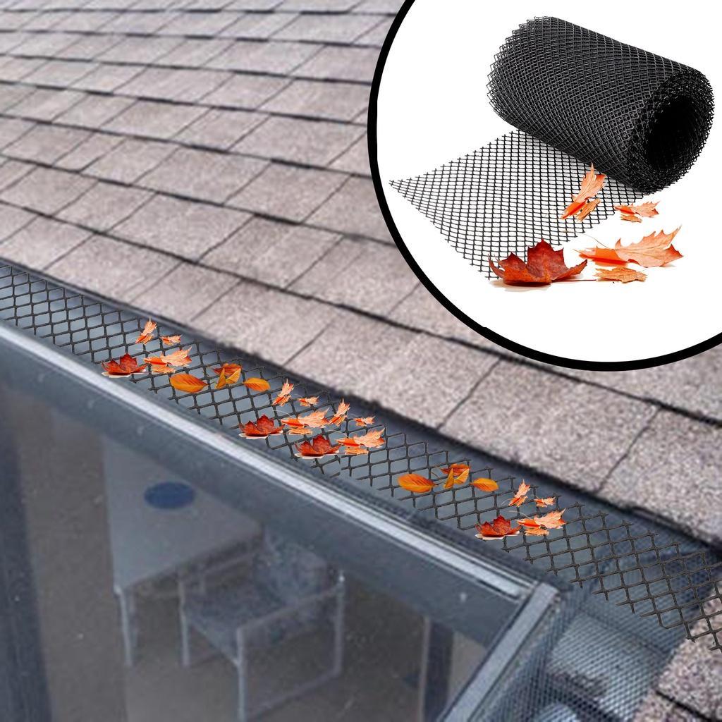1 PCS Multifunctional Roof Gutter Guard Mesh Filters Easy Install ...