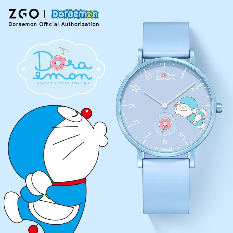 ZGO x Doraemon Watch For Kids Boys Girls Waterproof Sport School Exam ...