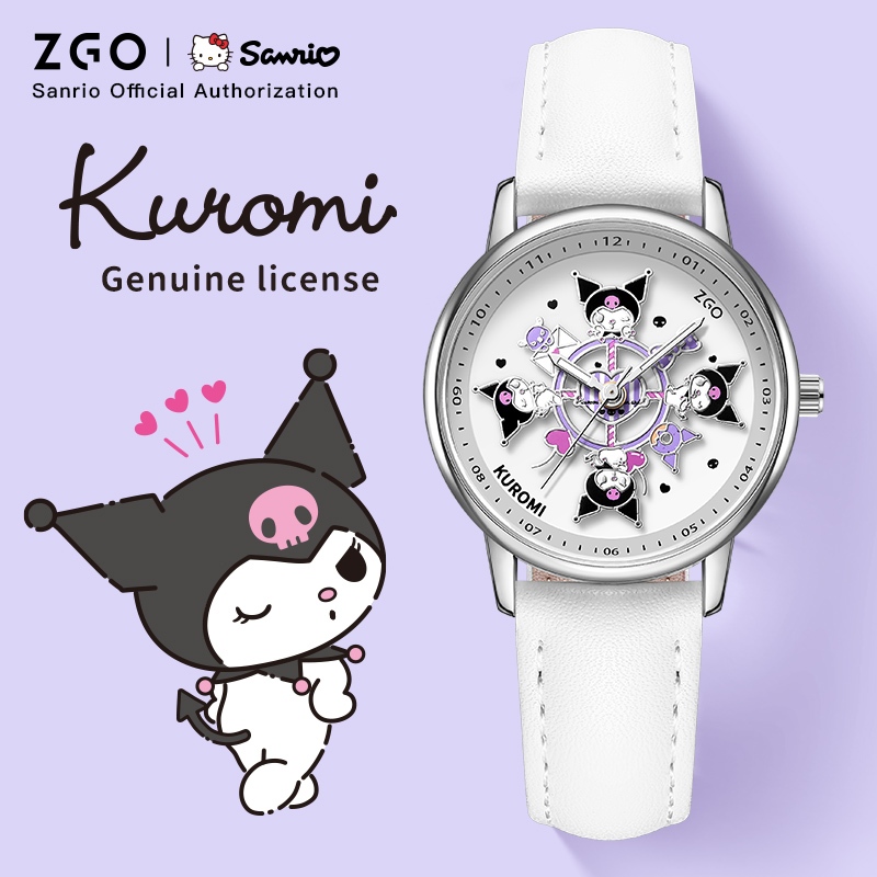 【100₱OFF】ZGO x Sanrio Kuromi Watch for Girls Kids Relo Waterproof ...
