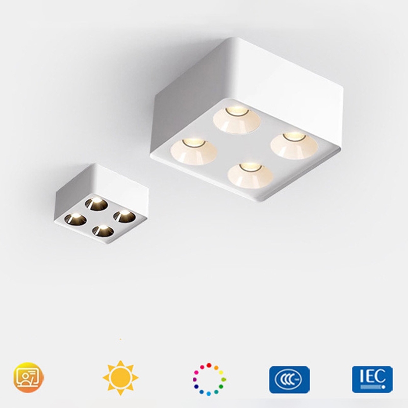 Modern Square Led Spotlight,Surface Mounted Downlight,Aluminum Housing ...