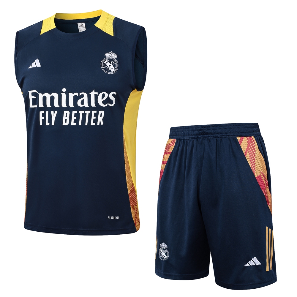 2024-25 Season Real Madrid Training Jersey Sets Football Sports Vest ...
