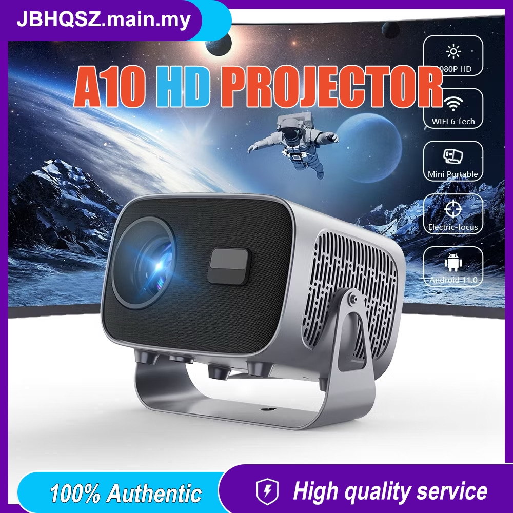 Monoz A10 HD Android Projector with WIFI Bluetooth LCD H5, Portable 360 ...