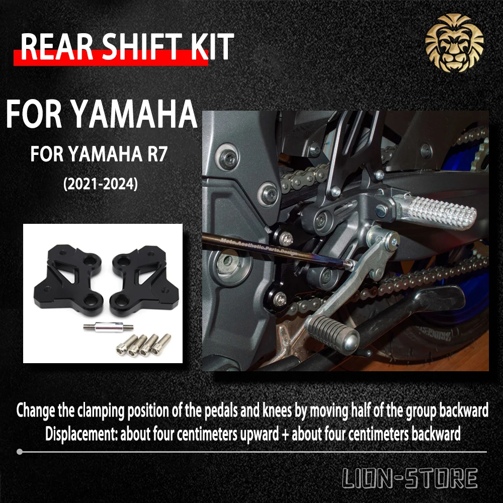 FOR YAMAHA R 7 2021 2022 2023 2024 R7 Rear shift kit Motorcycle ...
