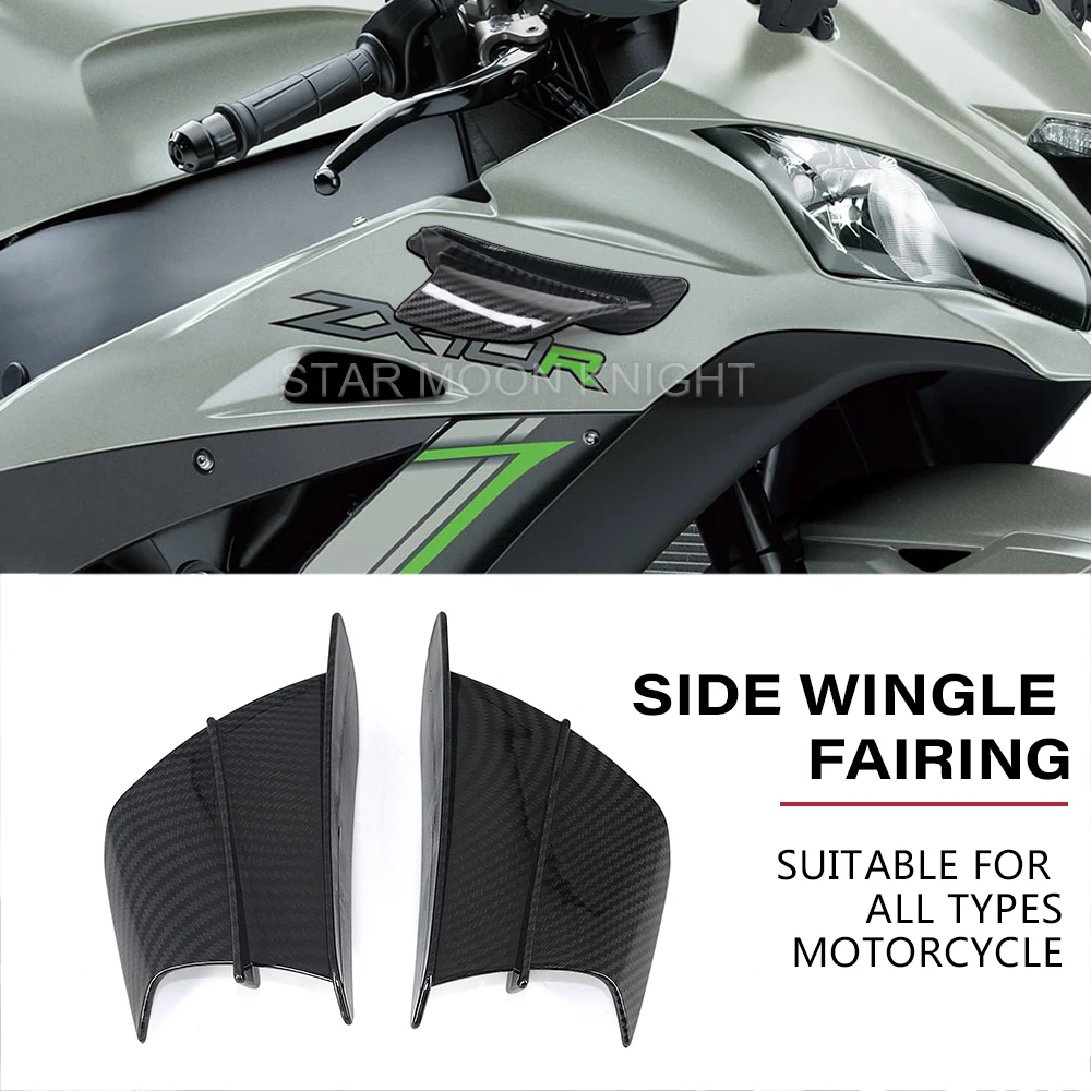 Fairing Side Winglet Aerodynamic Wing Deflector Spoiler For Kawasaki ...